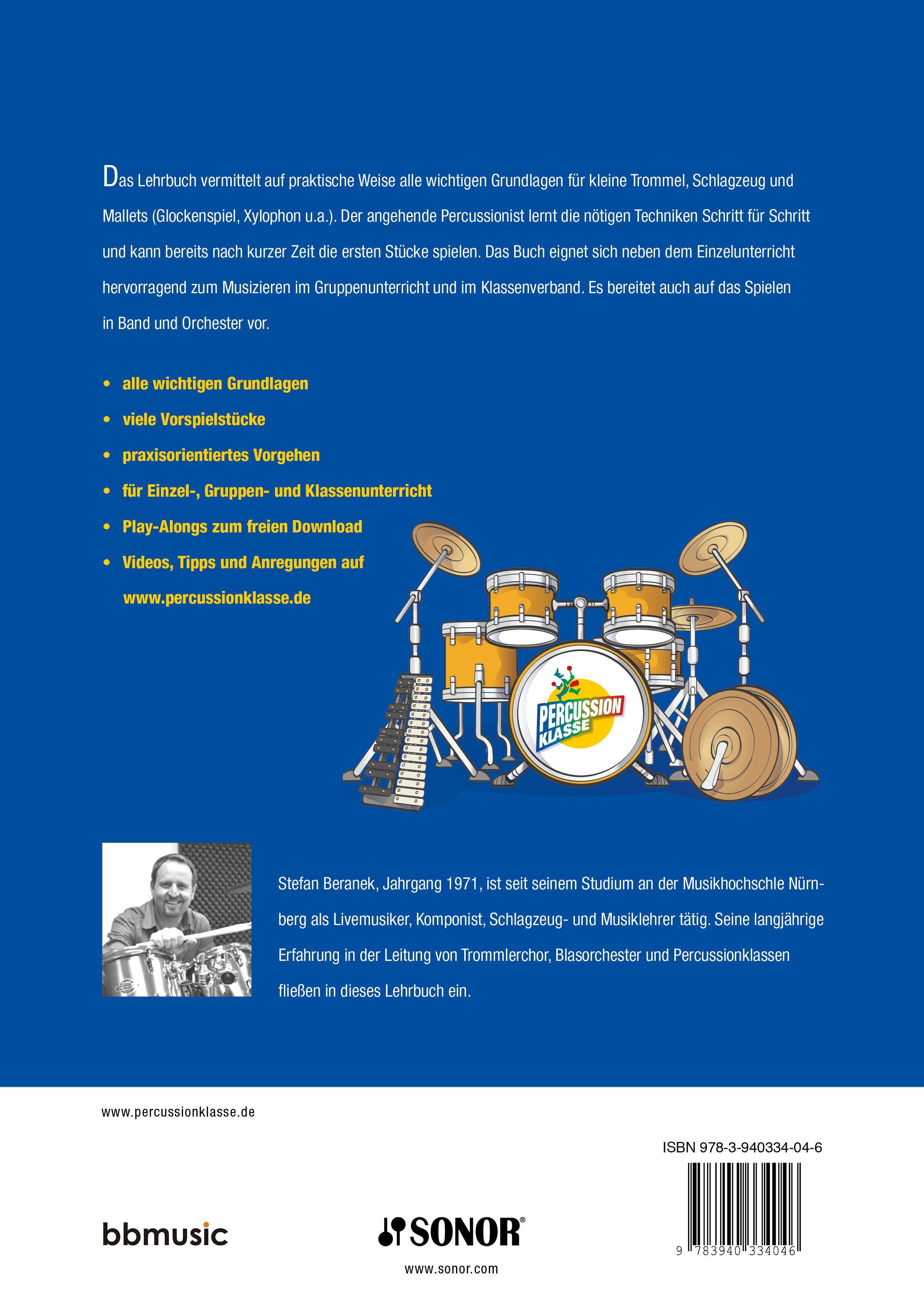 Lehrbuch für kleine Trommel, Schlagzeug und Mallets von Stefan Beranek ...